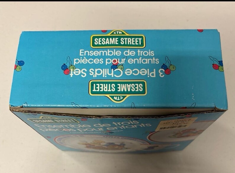 Vintage 1986 Sesame Street Porcelain Child's Set: Flying Kite, New in ...