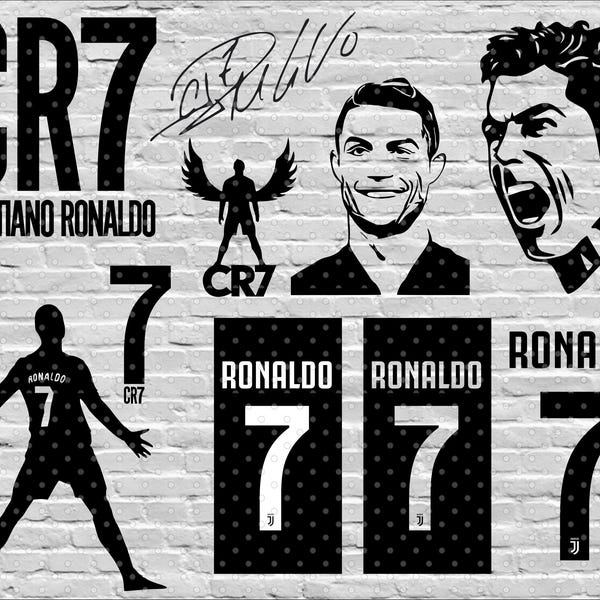 Cristiano Ronaldo Svg - Etsy