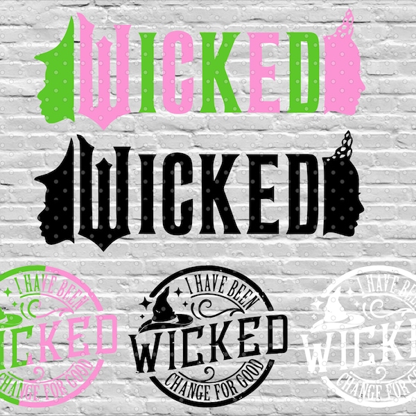 Wicked Svg - Etsy