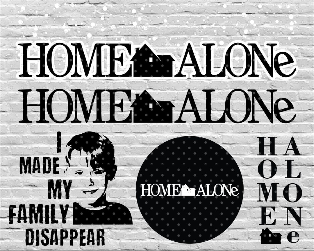 Home Alone Svg Bundle, Kevin Svg, Christmas Movie Svg, Christmas Design ...