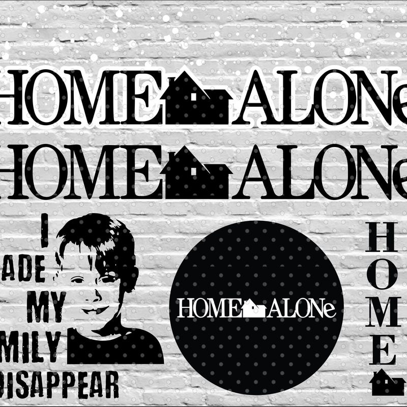 Svg Home Alone - Etsy