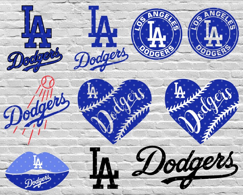 Baseball Svg Bundle, Dodgers Svg, Baseball Vintage Silhouette, Game Day ...