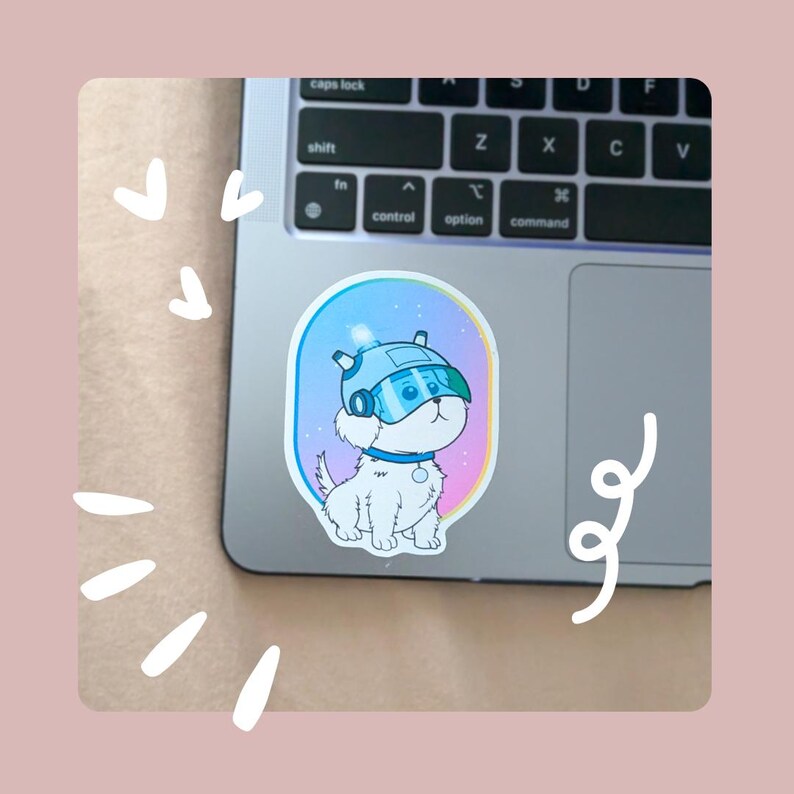 Rick and Morty Snowball Aka Snuffles the Dog Stickers Handmade Vinyl ...