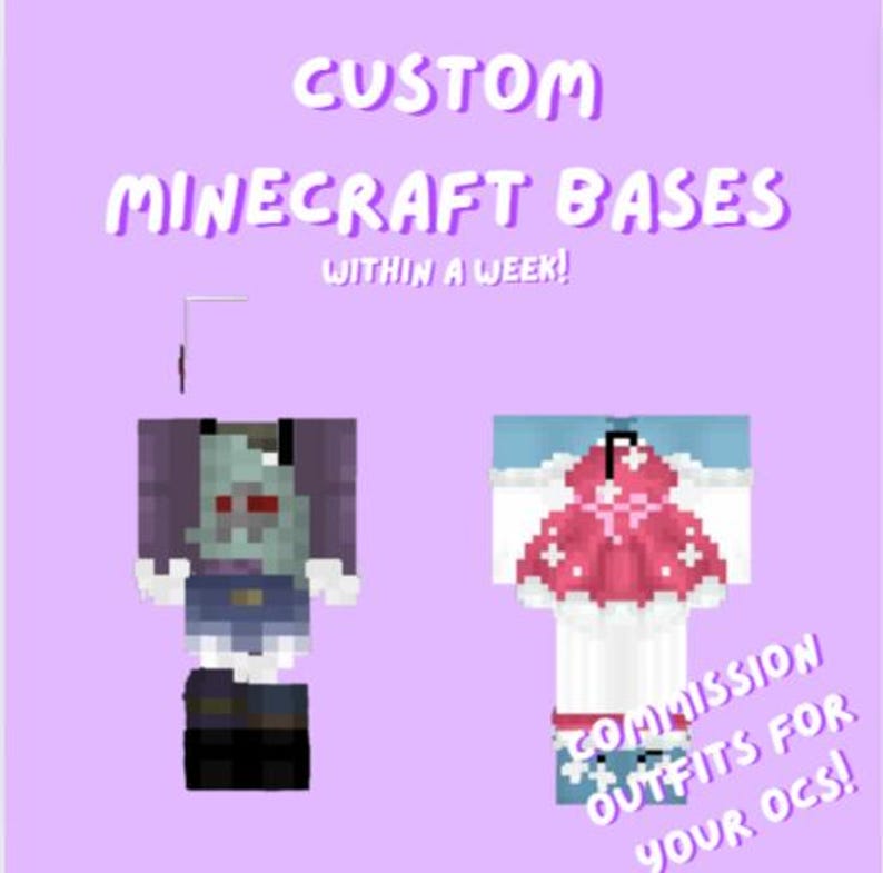 Custom Minecraft Skins |bases| - Etsy
