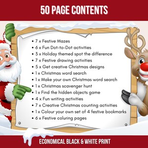 Christmas Activity Sheets, Printable Christmas Worksheets, Christmas ...