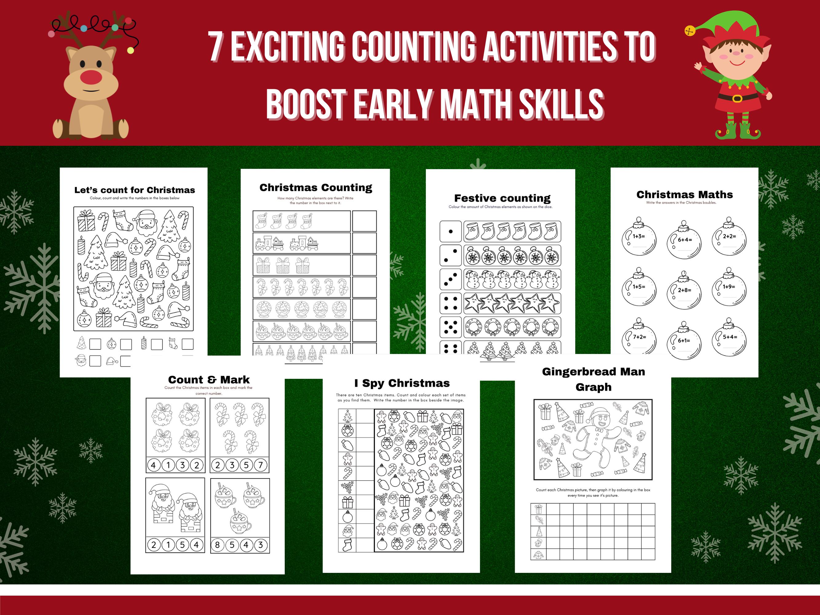 Christmas Activity Sheets, Printable Christmas Worksheets, Christmas ...