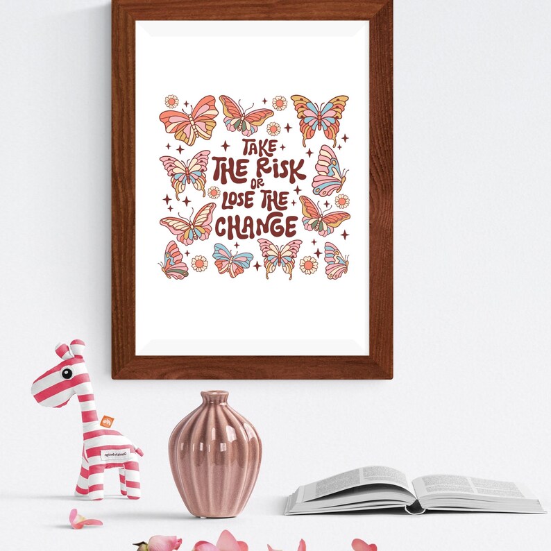 Retro Boho Affirmations PNG Clipart: Groovy Sun Illustration (PDF File ...