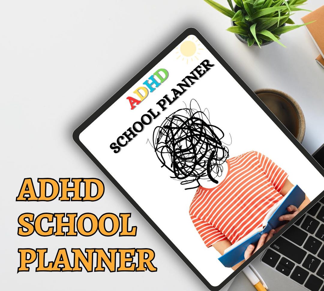 ADHD School Planner With Daily Schedule, Productivity Planner, Study ...