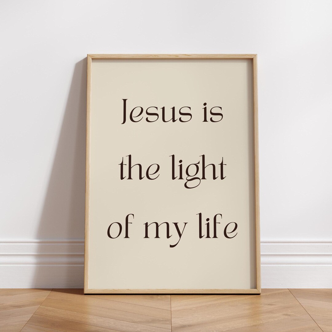 Jesus Christ Poster, Minimalist Christian Poster, Jesus Artwork ...