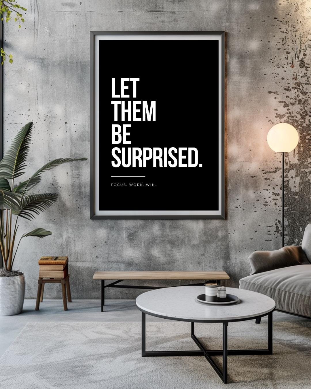 Motivational Typography Print, Success Mindset Poster (digital Download ...