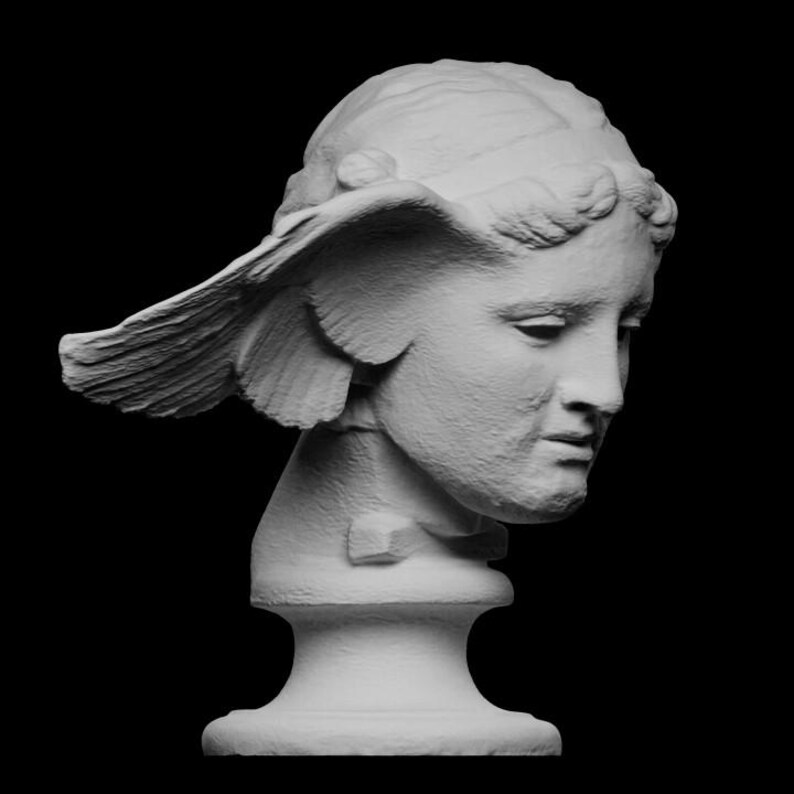 Statue Sculpture Head HYPNOS Art Decor - Etsy