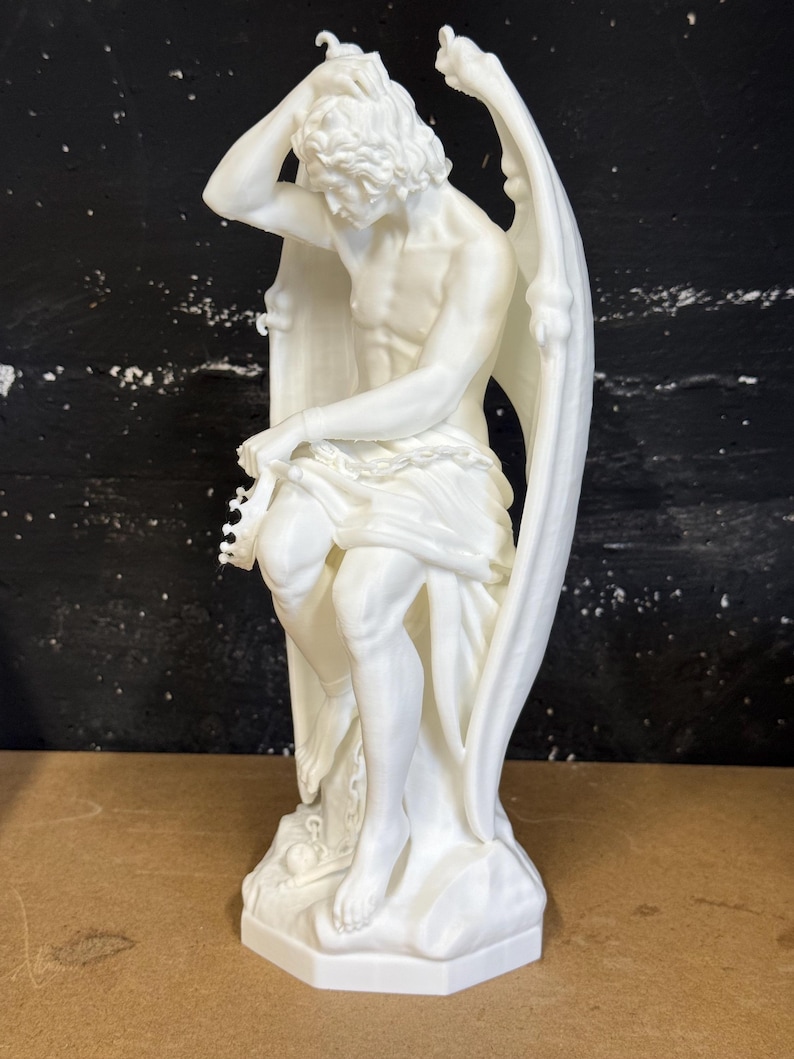 The Genius of Evil Statue of Lucifer Classical Art Furniture - Etsy
