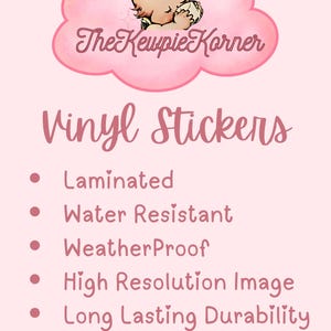 Kewpie Clown Vinyl Sticker Set – Retro Kitsch (4 Pcs) - Etsy