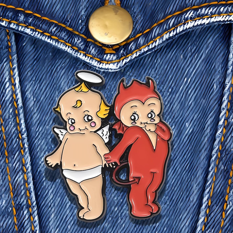 Devil Pin - Etsy