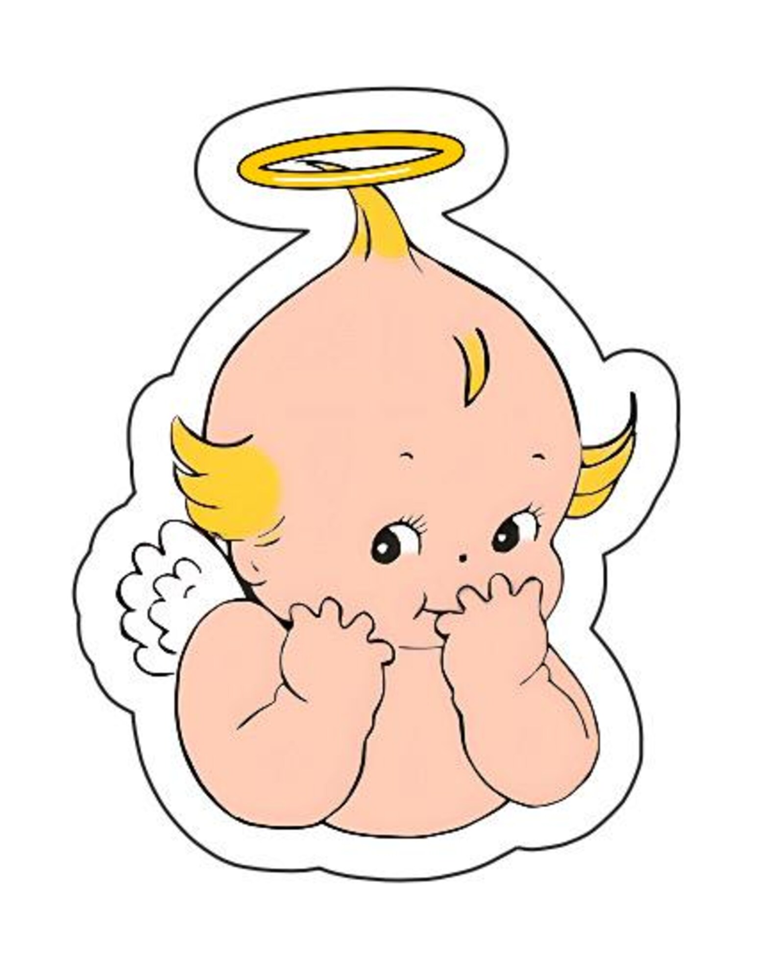 Kewpie Sticker Set: Vintage Vinyl Decals (7pcs Water-resistant) - Etsy