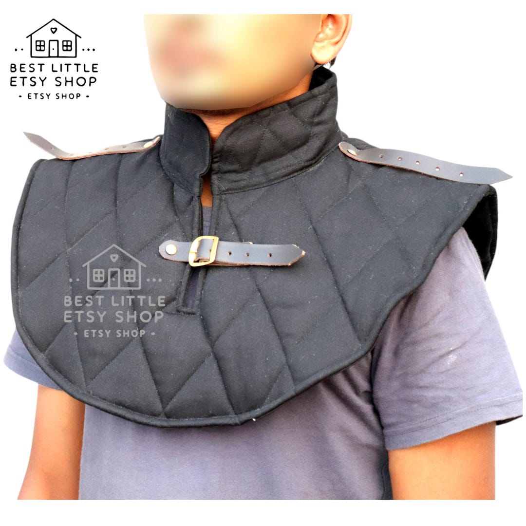 Medieval Collar Cotton Armor Padding Garment - Etsy