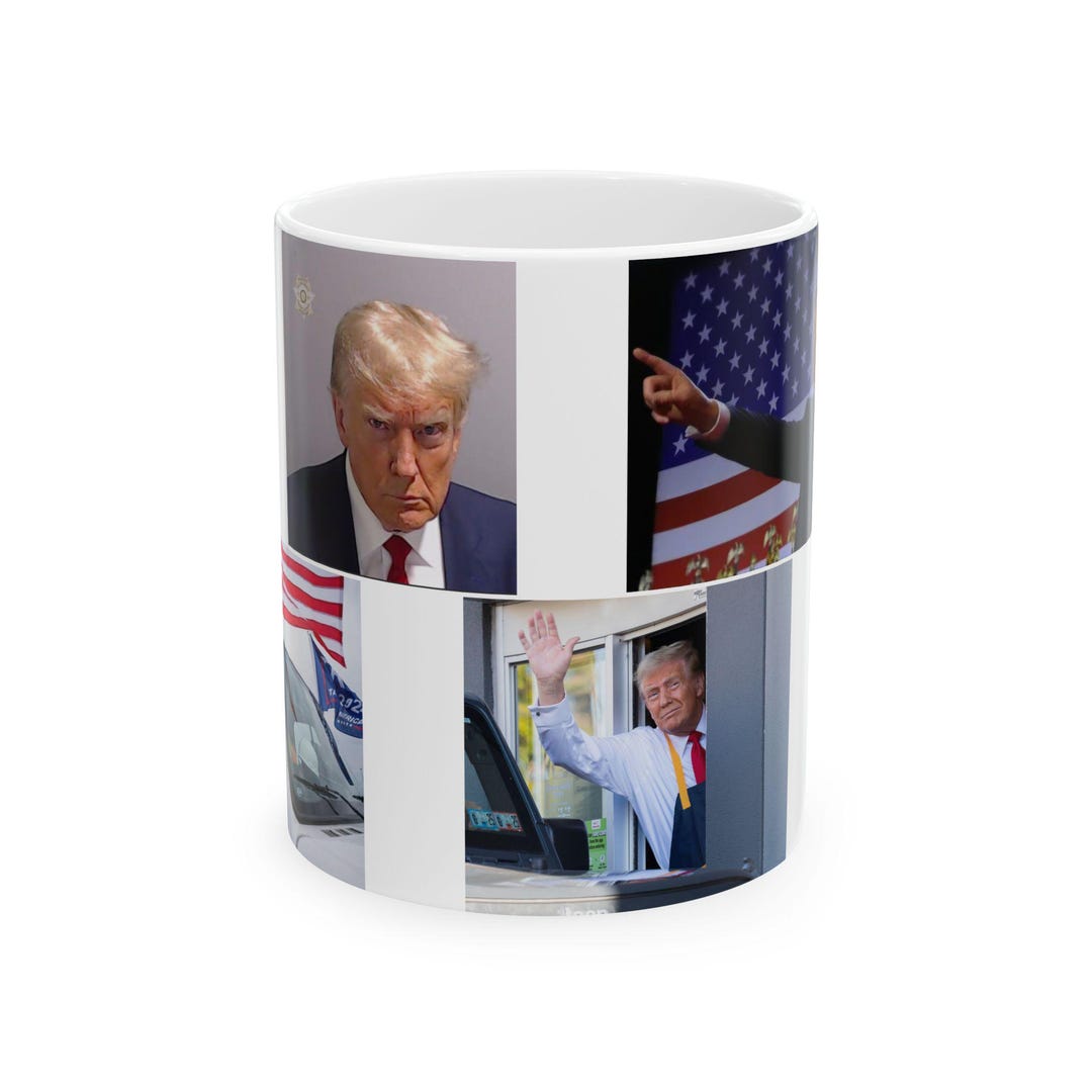 Trump Campaign Moments Ceramic Mug, Political Election Gift, President ...