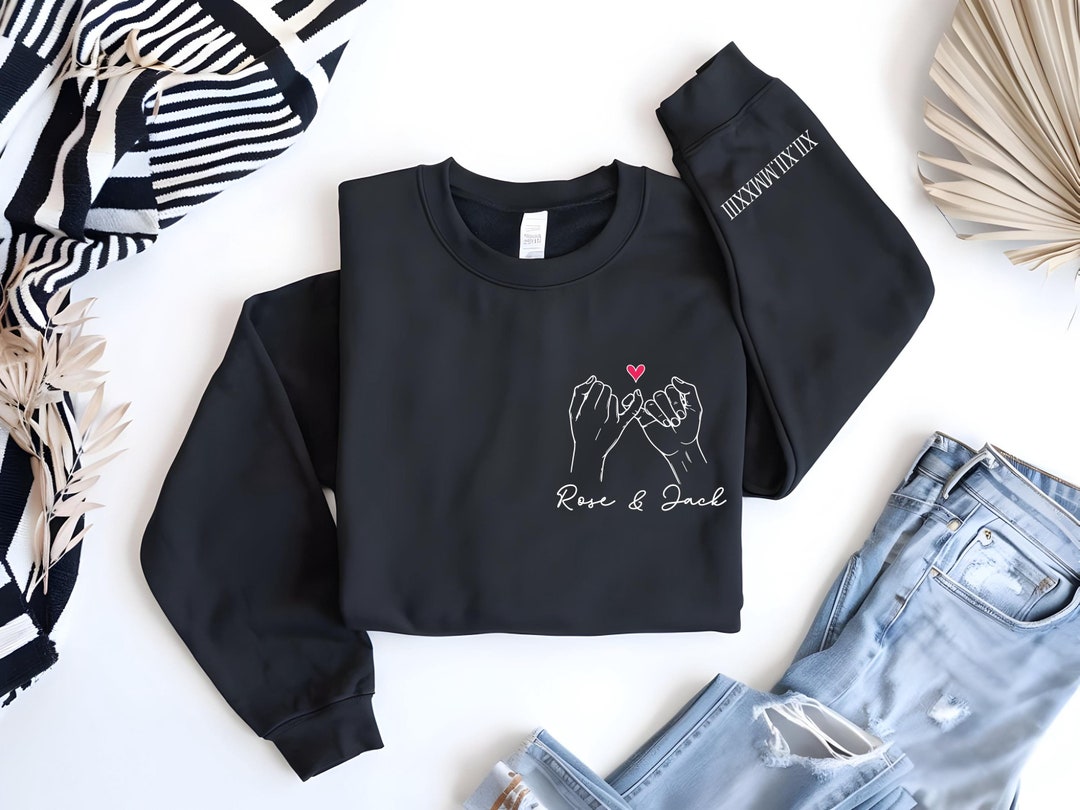 Custom Pinky Promise Couple Shirt, Personalized Anniversary Gift - Etsy