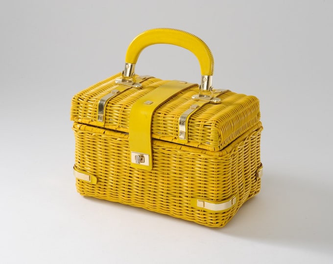 Yellow Box Handbag - Etsy