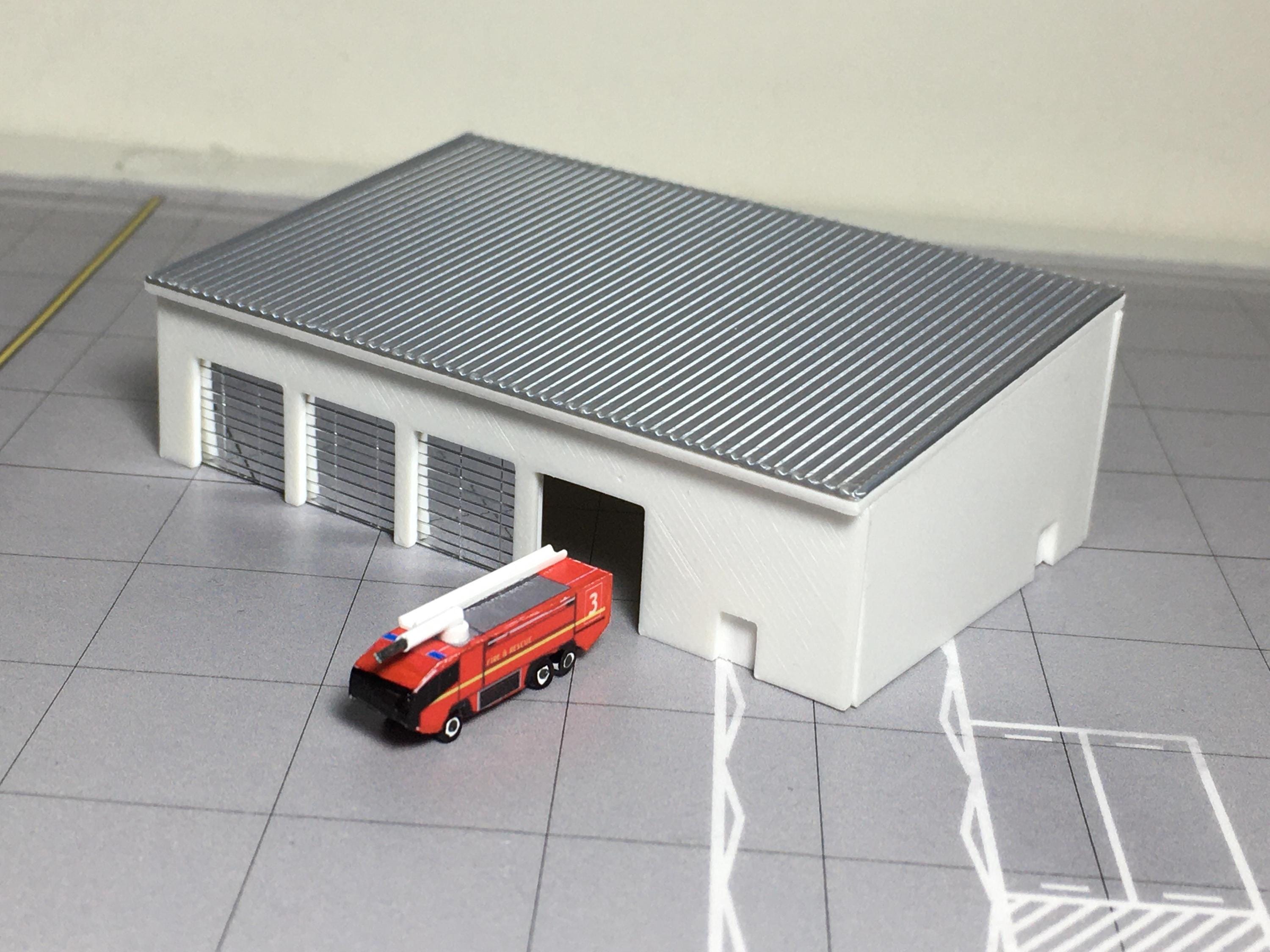 Airport Firestation Model for 1/400 or 1/500 Scale - Etsy