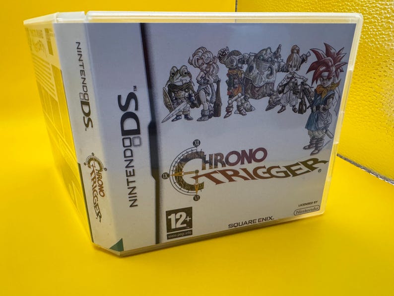 Chrono Trigger DS Game Cover Reproduction – Complete Artwork for Nintendo DS (front, Back, and ...