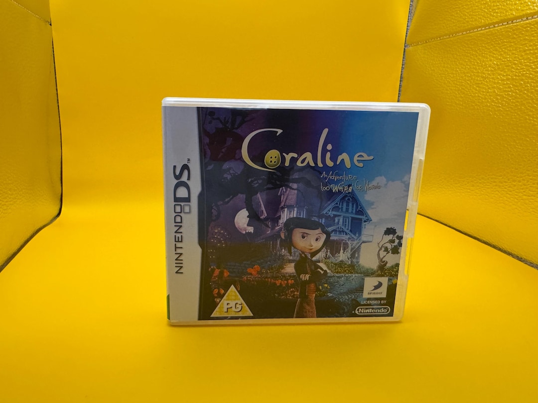 Coraline PAL DS Game Cover Reproduction Complete Artwork for Nintendo ...