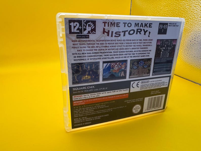 Chrono Trigger DS Game Cover Reproduction – Complete Artwork for ...