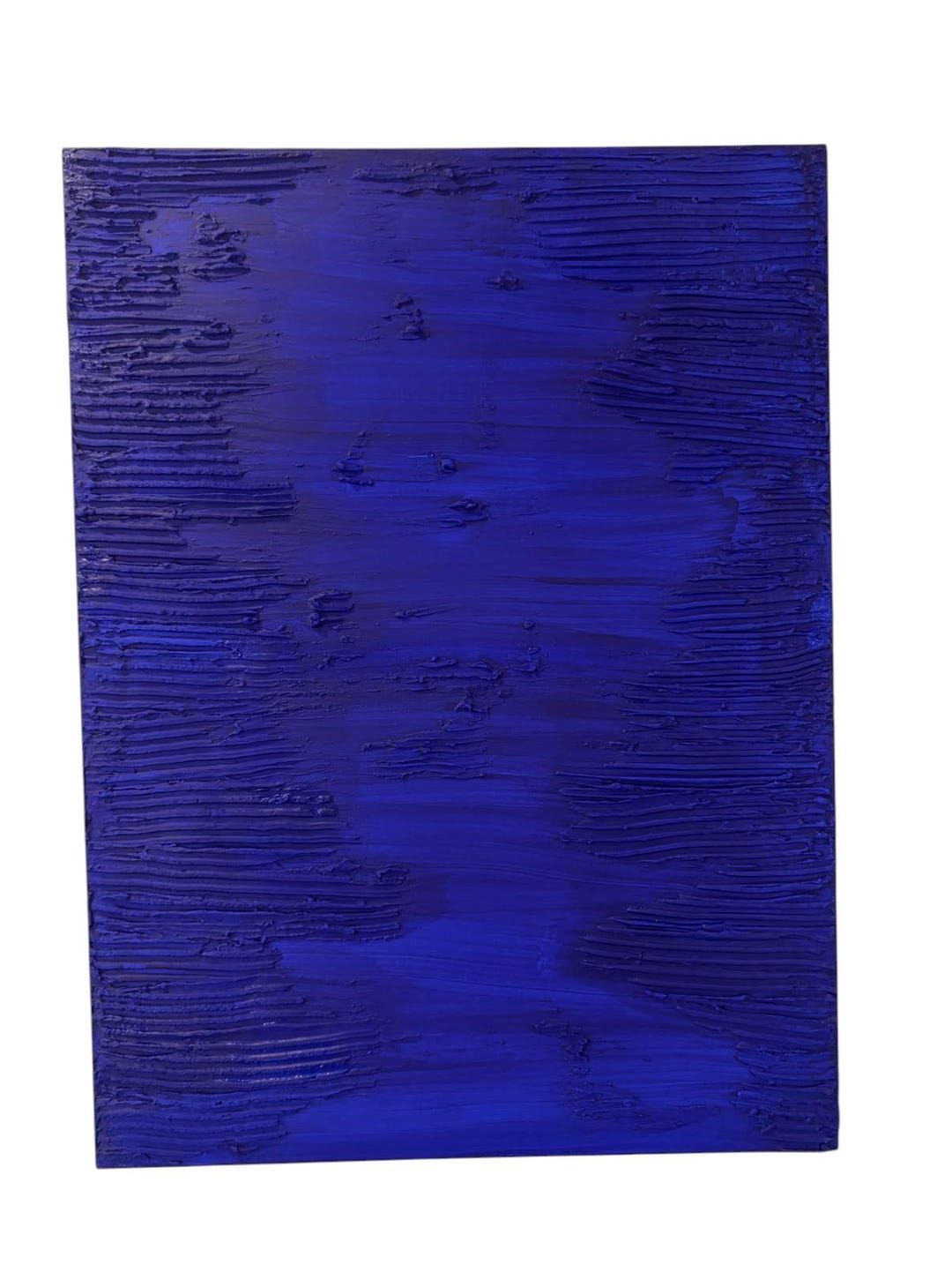 Yves Klein bleu outremer mat intense vif tableau peinture monochrome ...