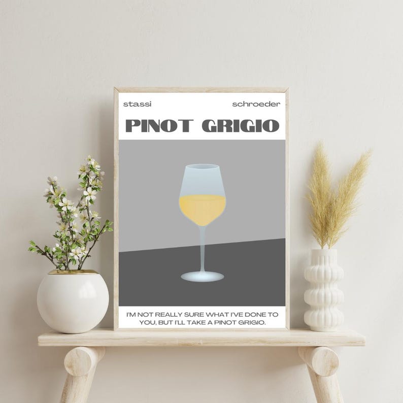 Vanderpump Rules Cocktail Wall Art Set | Tequila Katie, Pinot Grigio ...