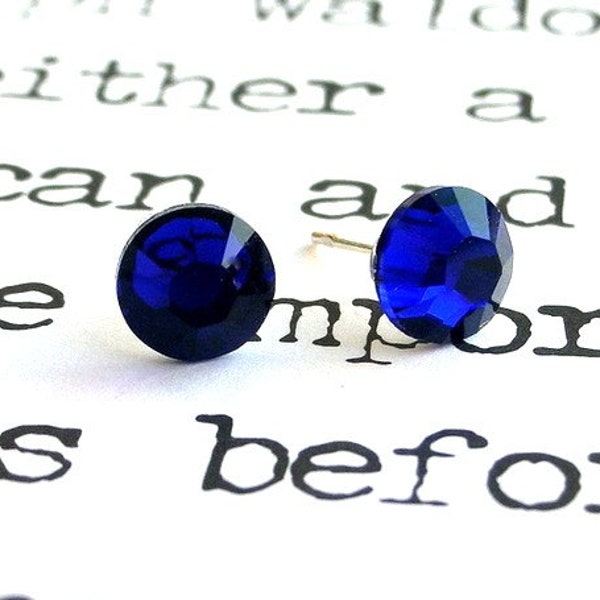Royal Blue Stud - Etsy