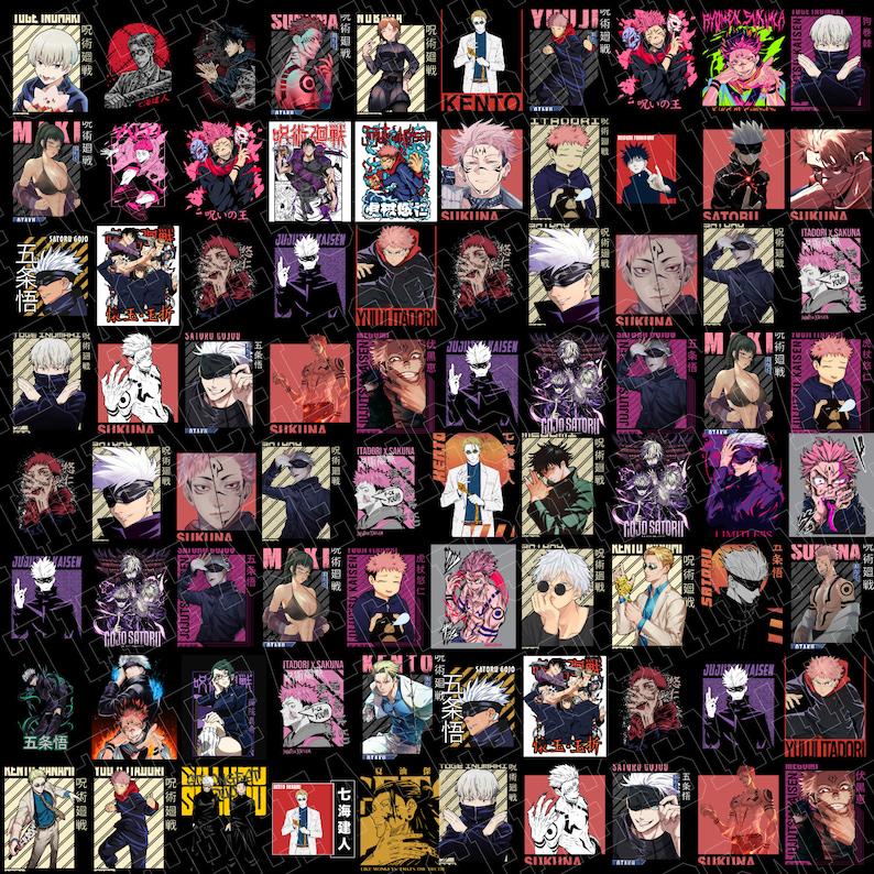 500 Jujutsu Kaisen Bundle Png Designs With CLEAR Background, Jujutsu ...