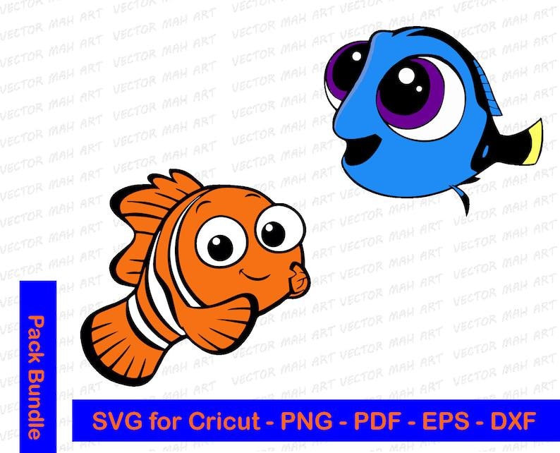 Finding-nemo Svg Bundle, Finding-nemo Png, Finding-nemo Cricut ...