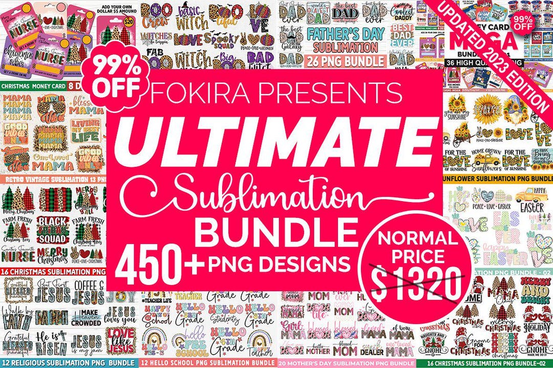 The Ultimate Sublimation Bundle Mega Sublimation Bundle - Etsy