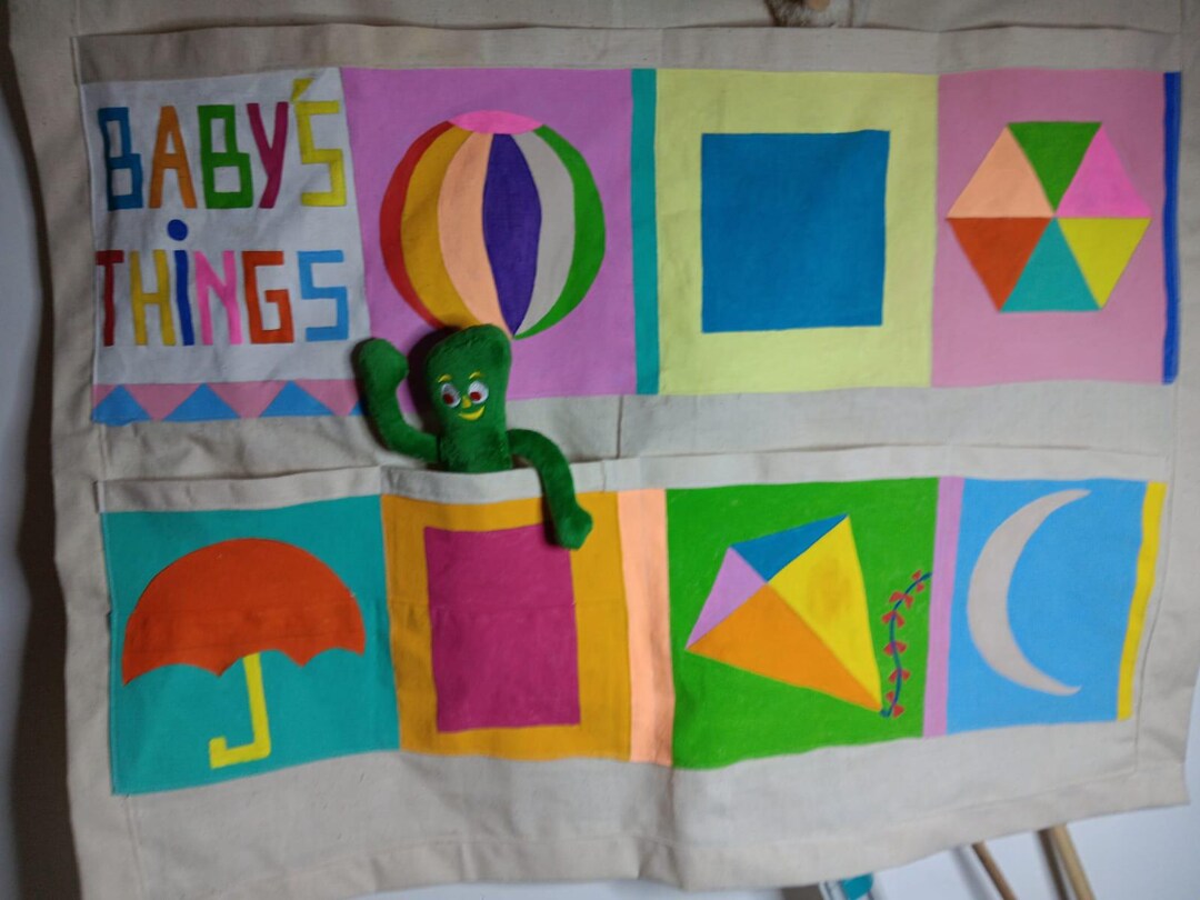 Hand-painted Educational Baby Storage - Etsy