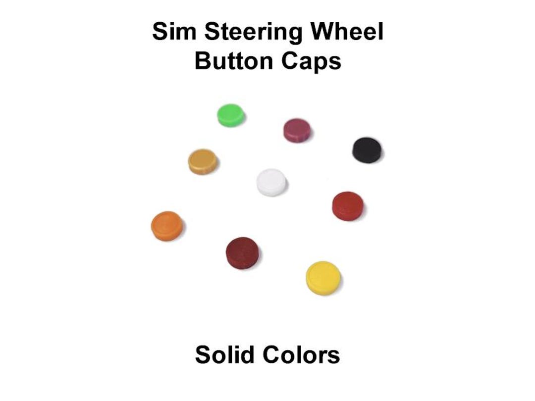 Button Caps for Fanatec Wheels (solid Colors, Package of 3). - Etsy
