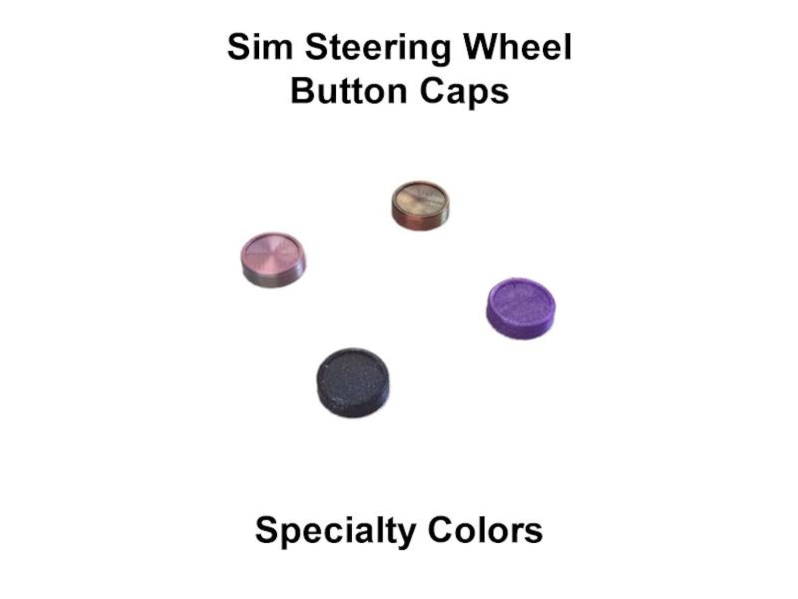 Button Caps for Fanatec Wheels (specialty Colors, Package of 3). - Etsy