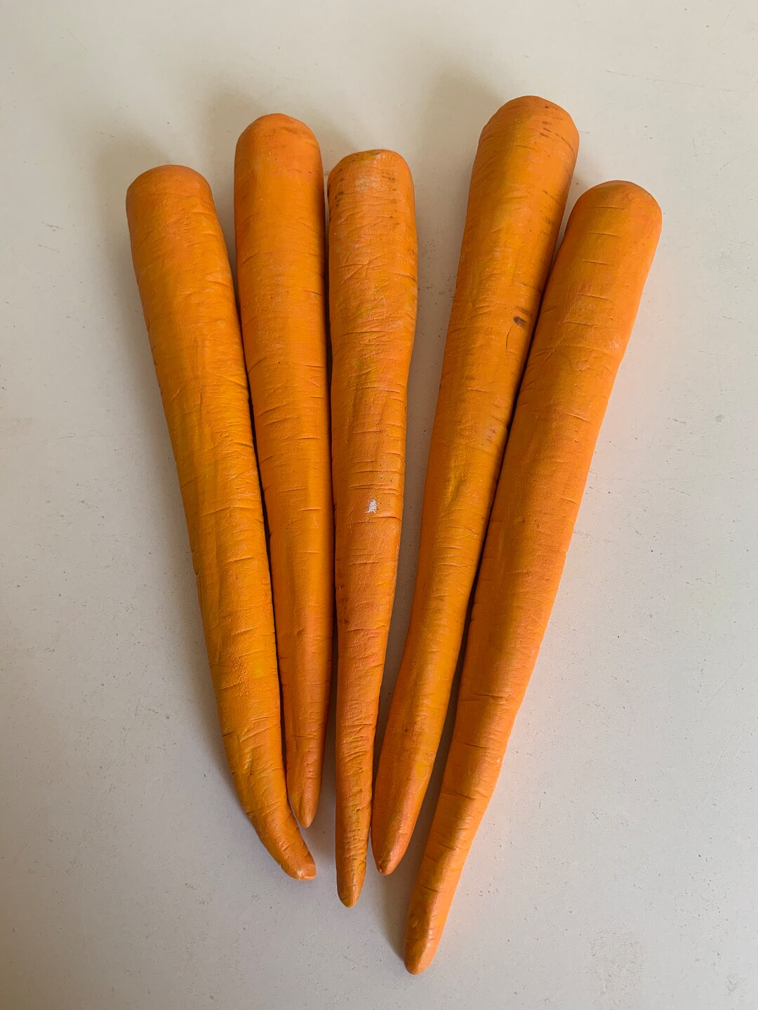 5 Super Realistic Porcelain Carrots - Etsy