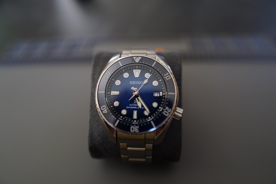 Seiko Prospex Sea Sumo Blue Dial 45 MM Automatic Diving Watch SPB321 - Etsy