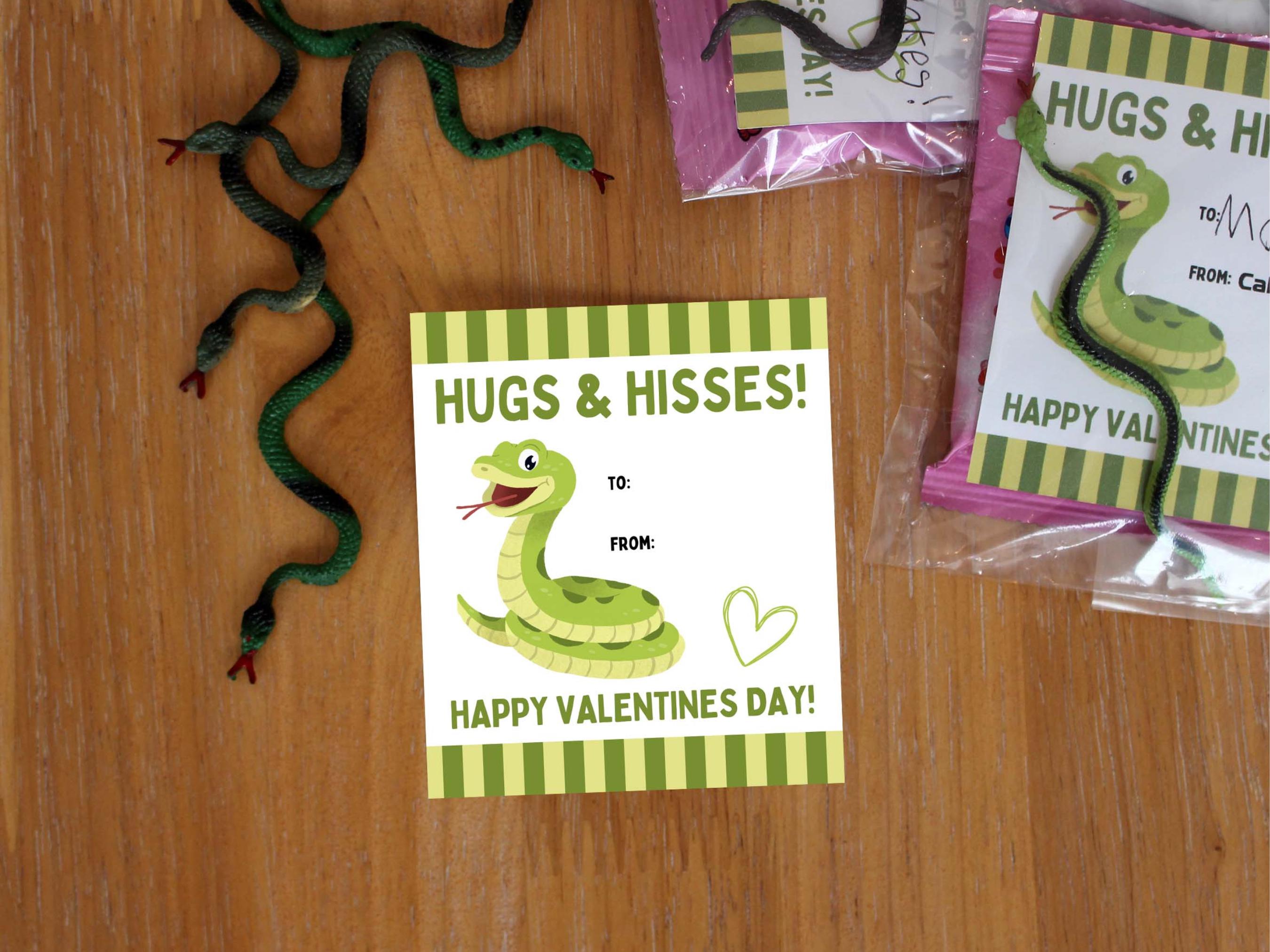 Printable Snake Valentine | Instant Download | PDF | Kids | Classroom ...