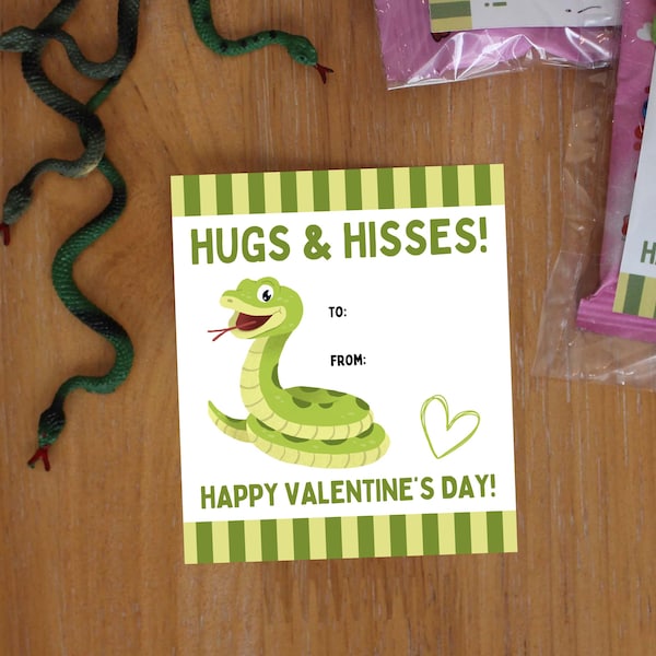 Snake Valentines - Etsy