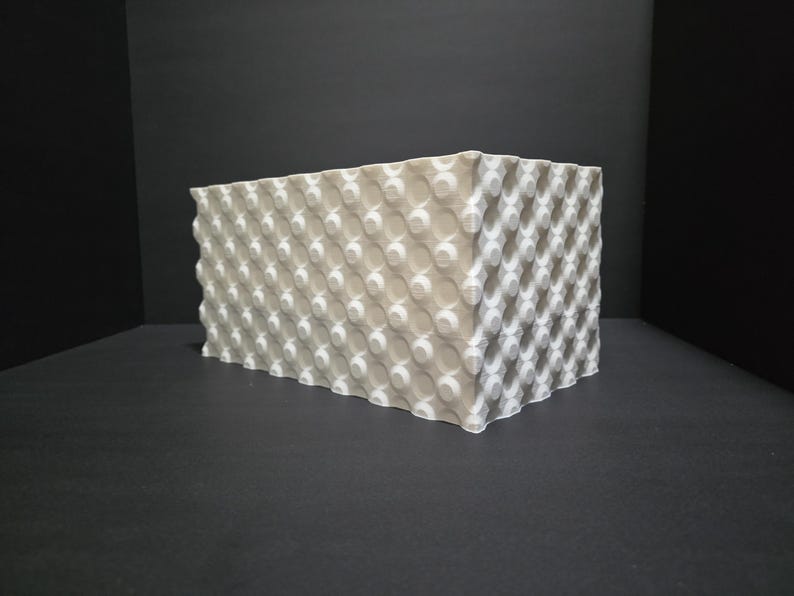 3D Printed Modern Self Watering Wall Planter With LED Lighting ...