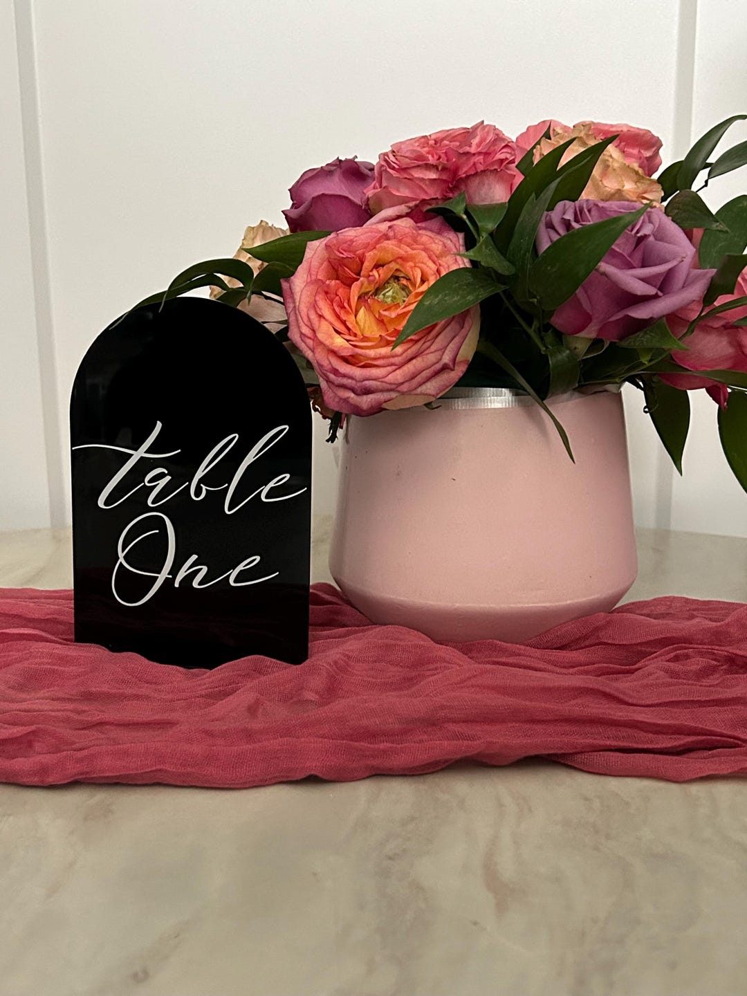 Black Arch Acrylic Table Numbers|luxury Wedding|luxury Event|table ...