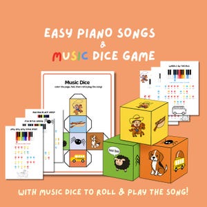 Kids Music Activity Pack: Songs, Games & Pianoplay (printable Pdfs) - Etsy