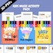 Kids Music Activity Pack: Songs, Games & Pianoplay (printable Pdfs) - Etsy
