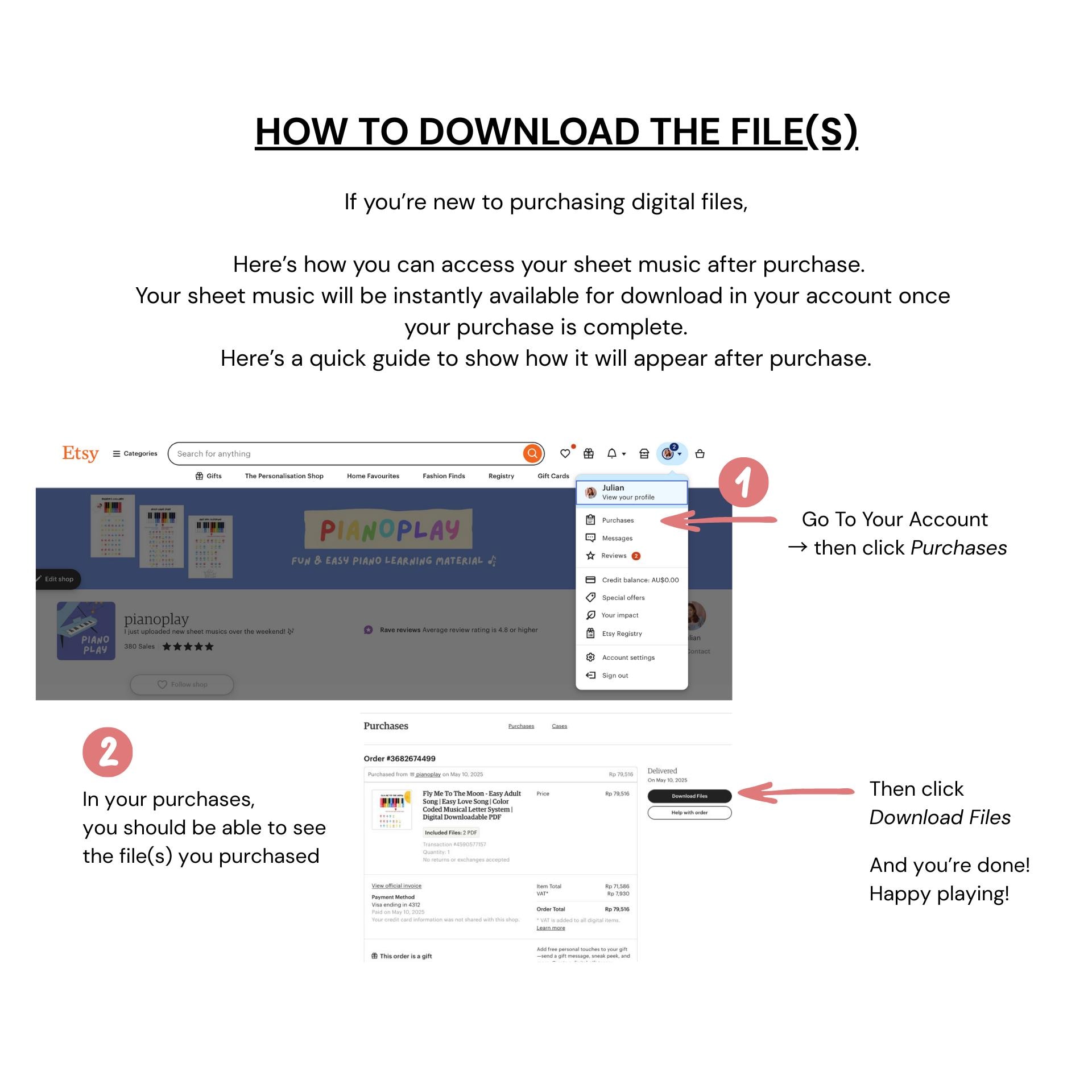 Row Your Boat Piano Sheet Music – Color Coded, Beginner Song (PDF) - Etsy