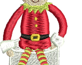 Elf embroidery | Etsy