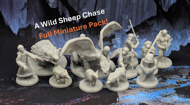 A Wild Sheep Chase Miniature Pack - Etsy