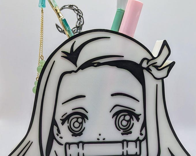 Demon Slayer Nezuko Pen Pot, Pen Holder, Demon Slayer Gift, Desk ...