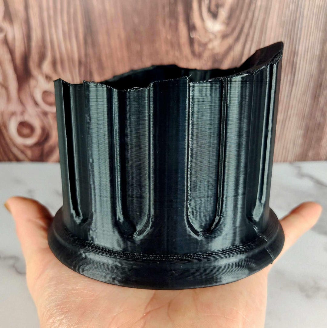 Crumbling Column 3D Printed Planter – Classic Indoor Flower Pot | Eco ...