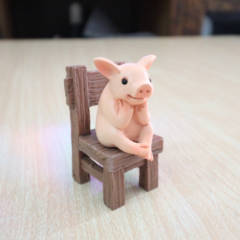 Pig Figurine - Etsy